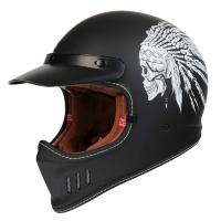 China Custom DOT Approved Full Face Helmet Perfect for Classic Motorcycle Enthusiasts for sale
