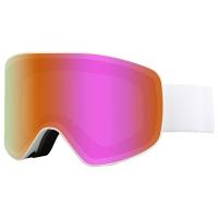 China Polycarbonate Adult Ski Goggles with Customizable Frameless Design and Cylindrical Lens for sale