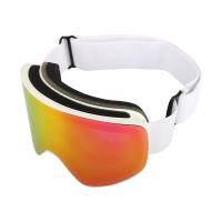 China Polycarbonate Adult Ski Goggles with Customizable Frameless Design and Cylindrical Lens for sale