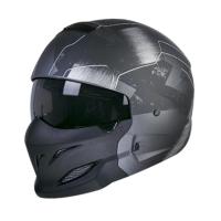 China Custom 3C Approved Full Open Face Combination Helmet with ABS and High Density EPS Liner for sale