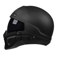 China Vintage Full Face DOT Approved Motorcycle Helmet and Respirator with Customized Logo for sale