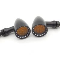 China Universal Fit Motorcycle LED Stop Tail Turn Light for ATV Yellow Light Color for sale