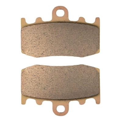 China Custom Motorcycle FA335HH Front Sintered Brake Pads for BMW R1200GS K1200GT Golden for sale