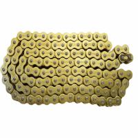China 20CrMnTi O-ring Motorcycle Parts Golden Chains for Replace/Repair Maintenance for sale
