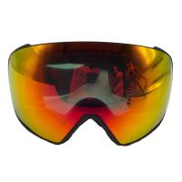 China Custom Logo Double Anti-Fog UV400 Prescription Ski Goggles Magnetic Polycarbonate Design for sale
