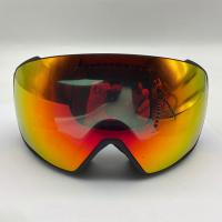 China Custom Logo Double Anti-Fog UV400 Prescription Ski Goggles Magnetic Polycarbonate Design for sale