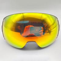 China Customized Design Ski Goggles with Magnetic Lens and 1/2/3 Layers Face Foam for sale