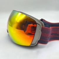 China Customized Design Ski Goggles with Magnetic Lens and 1/2/3 Layers Face Foam for sale