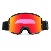 China Customized Color 2023 Model UV 400 Polarized Lens Motocross Goggles for Enduro Racing for sale