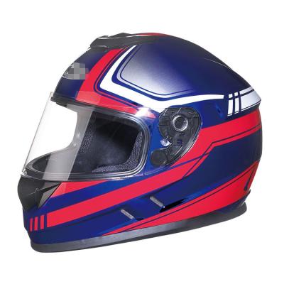 China Dot ABS Full Face Motorcycle Helmets with Head Safety Protection and High Density EPS Liner for sale