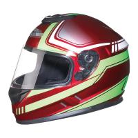 China Dot ABS Full Face Motorcycle Helmets with Head Safety Protection and High Density EPS Liner for sale