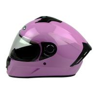 China Custom DOT Approved Pink Full Face Motorcycle Helmet with ABS Material and Custom Design for sale