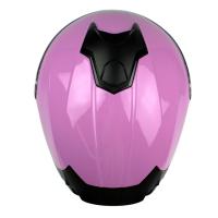 China Custom DOT Approved Pink Full Face Motorcycle Helmet with ABS Material and Custom Design for sale