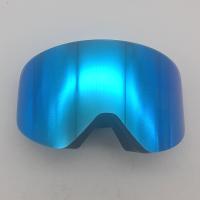 China Customized Logo Blue Frameless Magnetic Lens Ski Snow Goggles for Outdoor Activities for sale