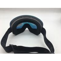 China 3 Layers High Density Foam Orange Customizable Ski Snow Goggles for Men and Women for sale
