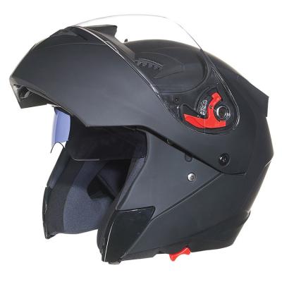 China DOT Approved Flip Up Helmet with Dual Visor Sun Shield High Density EPS Liner and More for sale