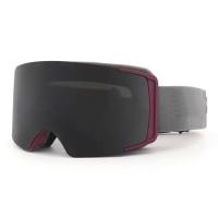 China Magnetic Frameless Designer Snowboard Goggles with Best Mirrored Lens Type for sale