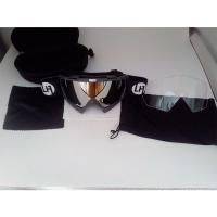 China Custom Selling Carbon Fiber Pattern Motorcycle Goggles with TPU Frame and PC Lens for sale