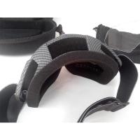 China Custom Selling Carbon Fiber Pattern Motorcycle Goggles with TPU Frame and PC Lens for sale
