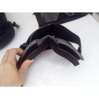 China Custom Selling Carbon Fiber Pattern Motorcycle Goggles with TPU Frame and PC Lens for sale