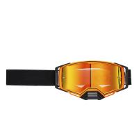 China Customized Color Anti Slip Elastic Strap Motorcycle Racing Dirtbike Goggles Glasses for sale