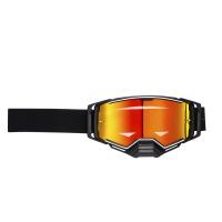 China Customized Color Anti Slip Elastic Strap Motorcycle Racing Dirtbike Goggles Glasses for sale