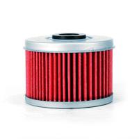 China Customized Red/Yellow HF113 ATV Oil Filter for Honda TRX250 TRX300 TRX350 TRX400 for sale