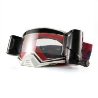 China Custom 50mm Dirt Bike Motocross MX Goggles Roll Offs Customizable Design Options for sale