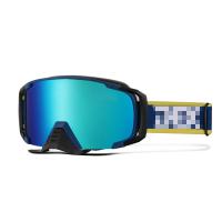 China Anti-fog UV400 Custom MX Motocross Racing Goggles with Nose Guard and Customized Logo for sale