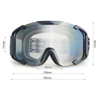 China Adjustable Strap Dirt Bike Impact Cylindrical Custom Motocross Goggles for Adult Size for sale