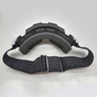 China Black White/Black Frame Color Motocross MX Goggles with Nose Guard and Anti-Fog Lens for sale