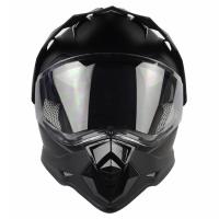 China Custom Black ABS Motorcycle Motocross Dirt Bike Helmet with Head Safety Protection for sale
