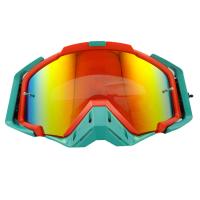 China Adjustable High Strap Dirt Bike Motorcycle Custom MX Goggles Motocross with Nose Guard for sale