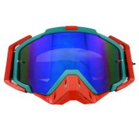 China Adjustable High Strap Dirt Bike Motorcycle Custom MX Goggles Motocross with Nose Guard for sale