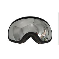 China Unisex Black Ski Goggles with Customized Anti-Fog TPU Frame and OTG Black Frame for sale
