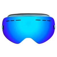 China Colour Plating Snow Glasses Ski Goggles with 3 Layers Foam and Custom Color Lenses for sale