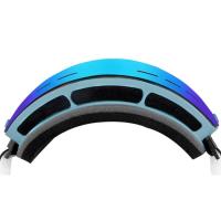 China Colour Plating Snow Glasses Ski Goggles with 3 Layers Foam and Custom Color Lenses for sale