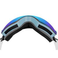 China Colour Plating Snow Glasses Ski Goggles with 3 Layers Foam and Custom Color Lenses for sale