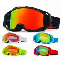 China Customized Logo TPU PC Special Racing Custom Motocross Goggles with Special Design for sale