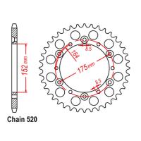 China Balck ATV 44t 41t 40t Rear Sprocket 520 for Yamaha YFS200 YFM350 YFM660 YFZ350 YTZ250 for sale