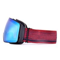 China Custom Polycarbonate Magnetic Frameless High UV 400 Anti Fog MX Snow Ski Snowboard Goggles for sale