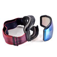 China Custom Polycarbonate Magnetic Frameless High UV 400 Anti Fog MX Snow Ski Snowboard Goggles for sale
