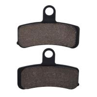 China Fit for For Harley Davidson Dyna/Softail Black Semi-metal FA457 Motorcycle Brake Pads for sale