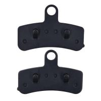 China Fit for For Harley Davidson Dyna/Softail Black Semi-metal FA457 Motorcycle Brake Pads for sale