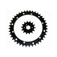 China Yamaha Banshee 350 YFZ350 Front Rear 41T/14T Sprocket Set Perfect for Any Terrain for sale