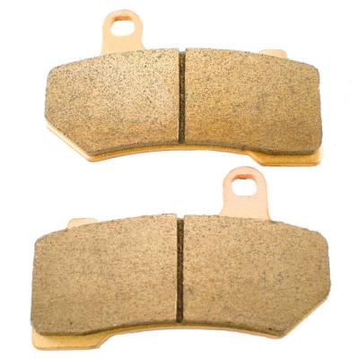 China Sample Custom FA409 Sintered Motorcycle Parts Brake Pad for Harley Davidson FLHR Road FLHXS Street for sale