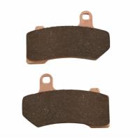 China Sample Custom FA409 Sintered Motorcycle Parts Brake Pad for Harley Davidson FLHR Road FLHXS Street for sale