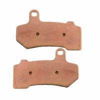 China Sample Custom FA409 Sintered Motorcycle Parts Brake Pad for Harley Davidson FLHR Road FLHXS Street for sale