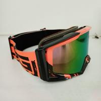China Transparent/Colour Plating Motocross Goggles Universal Helmet Position for sale