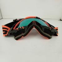 China Transparent/Colour Plating Motocross Goggles Universal Helmet Position for sale
